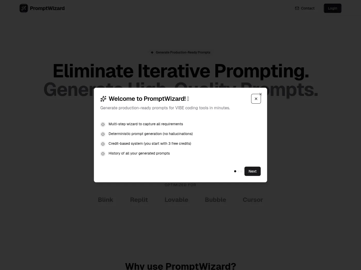 PromptWizard SaaS