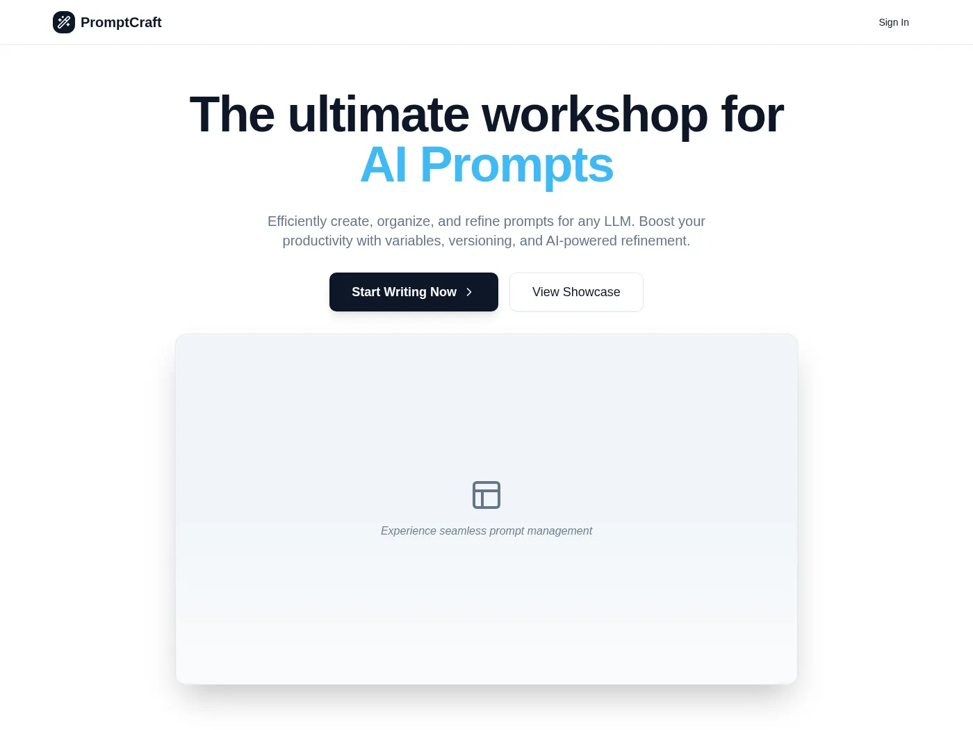Prompt Writer App
