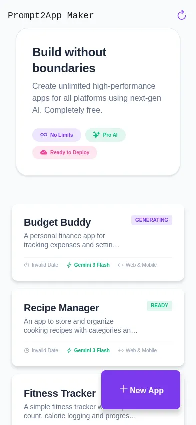 Prompt2App Maker