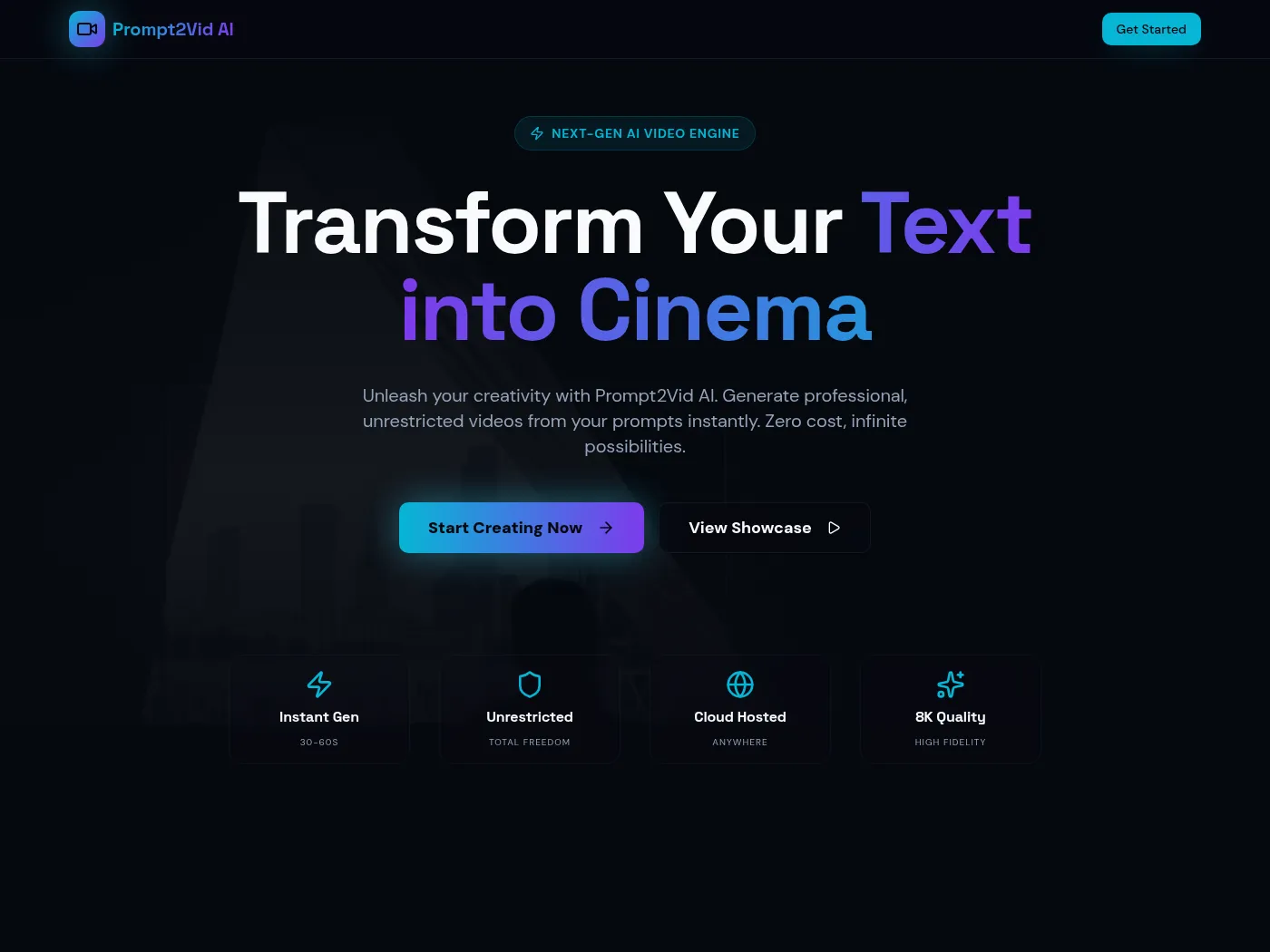 Prompt2Video AI