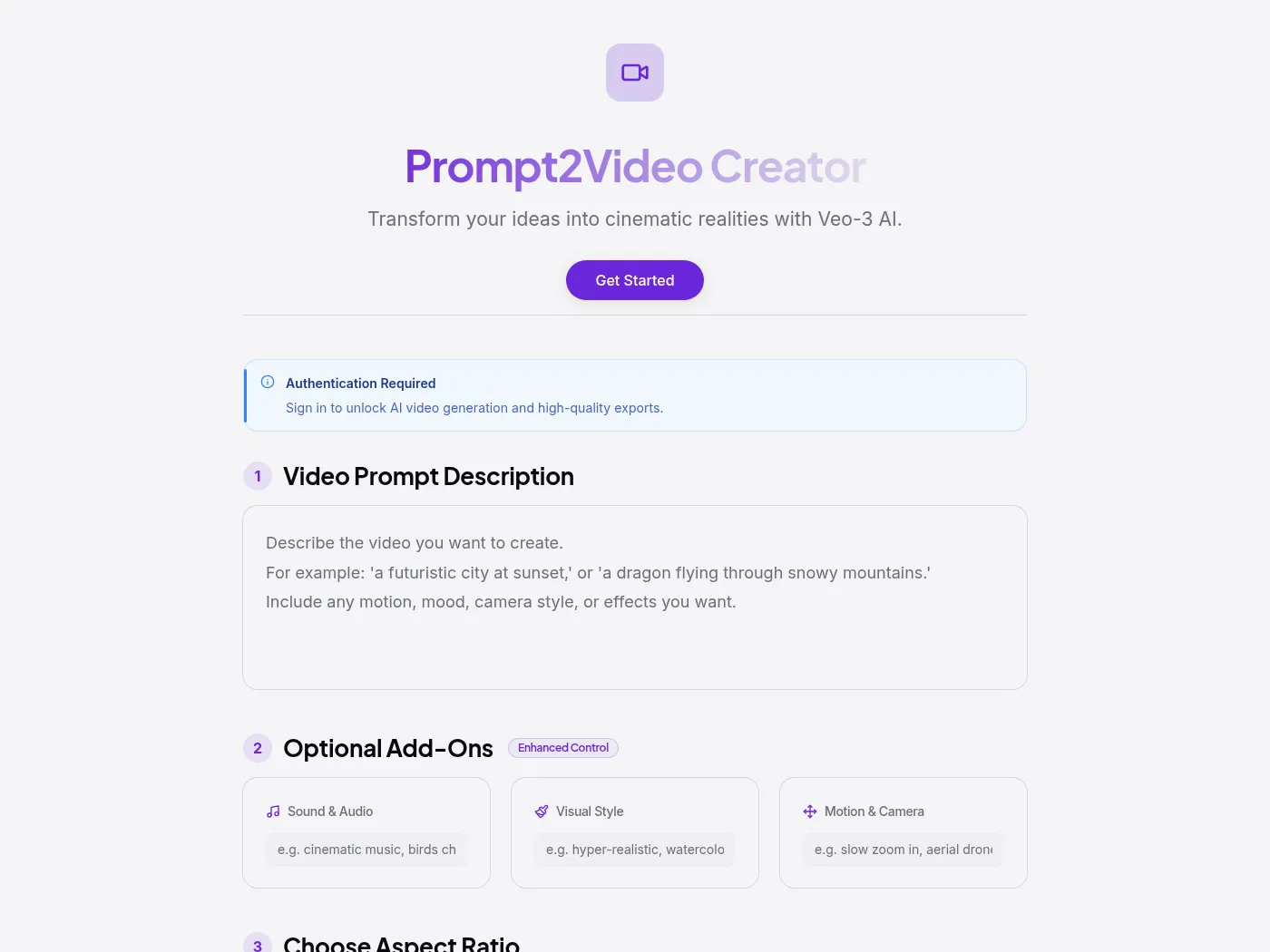 Prompt2Video Creator