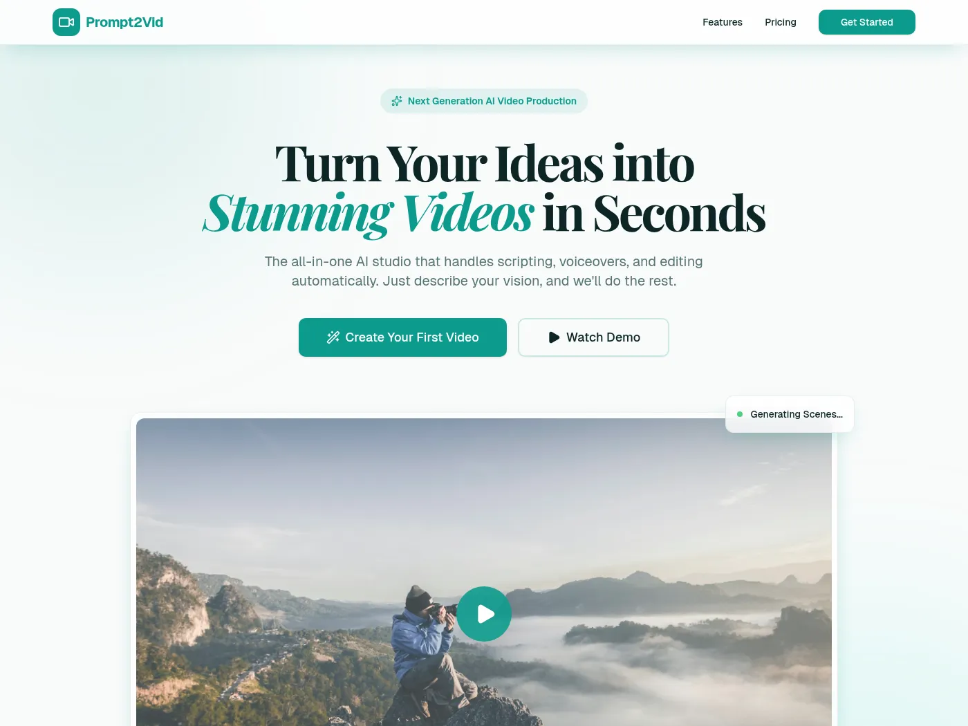 Prompt2Video AI Studio
