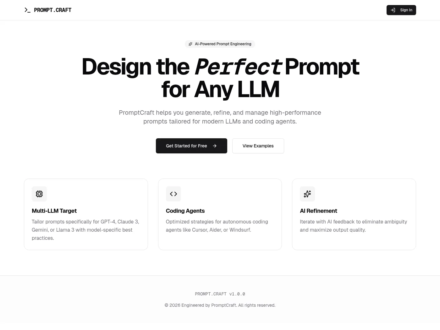 PromptCraft SaaS