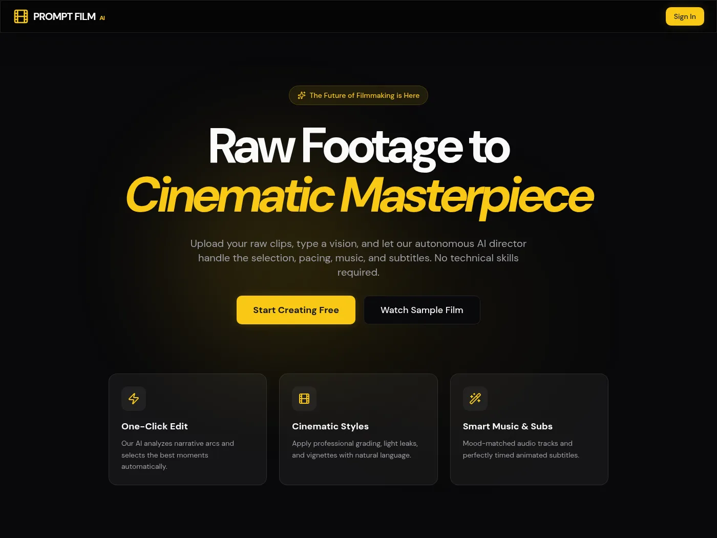 PromptFilm AI Studio