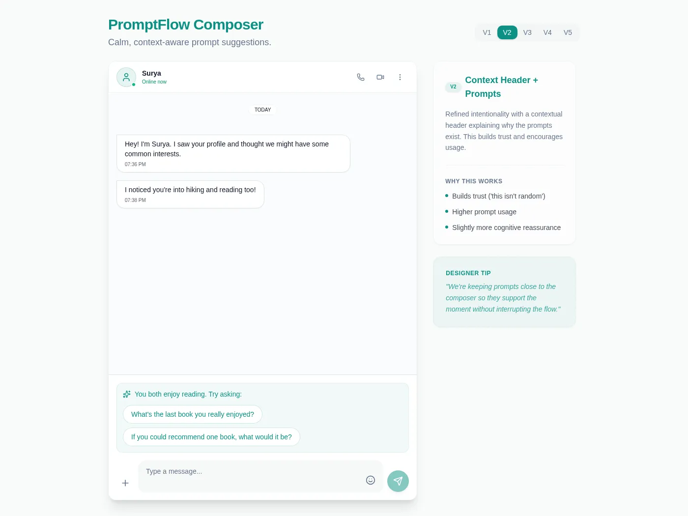 PromptFlow Composer Prompts