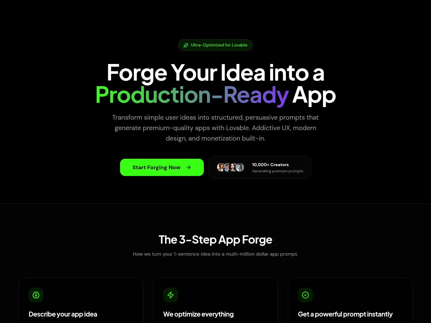 PromptForge AI Studio
