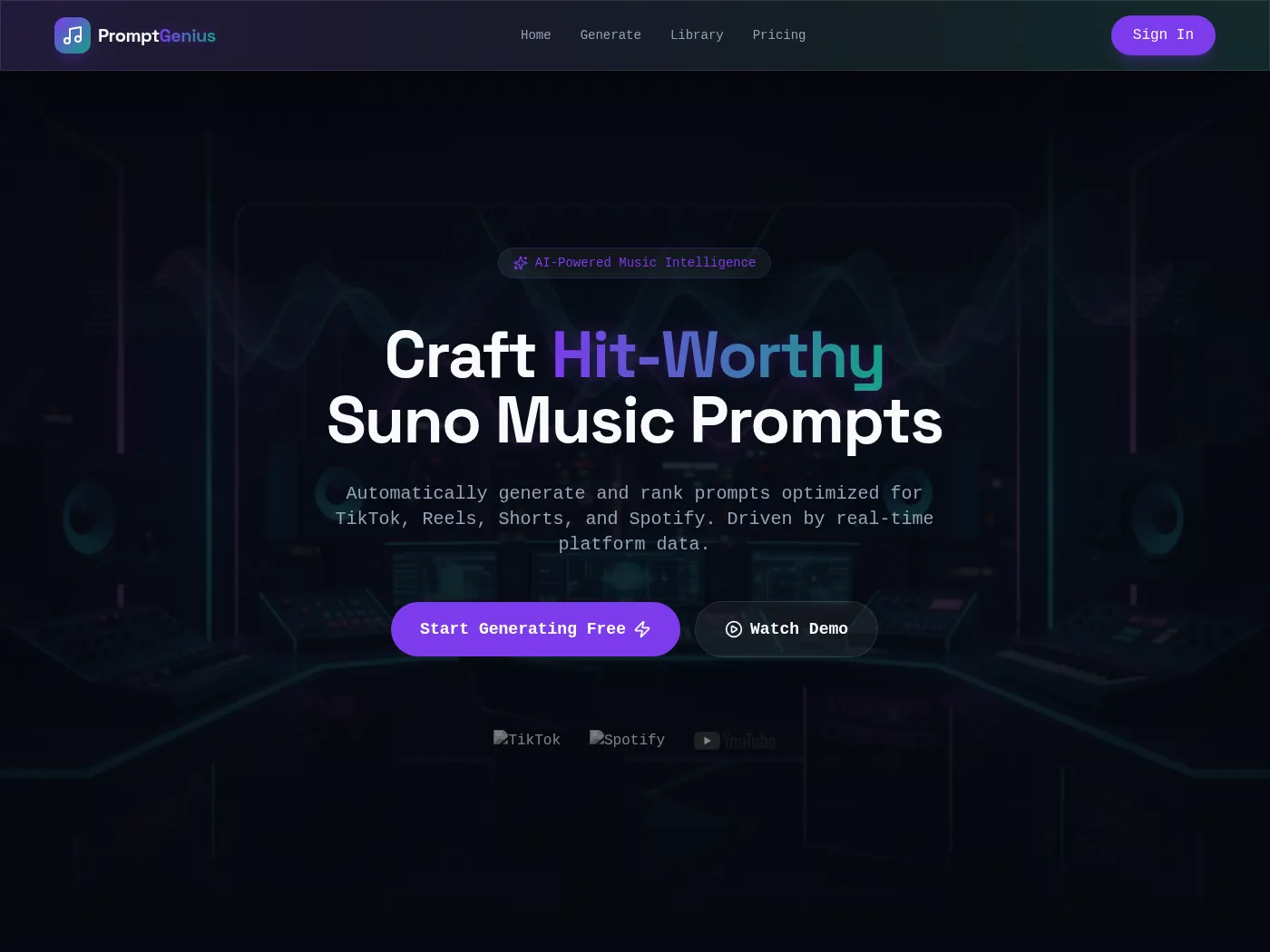 PromptGenius Music Scorer