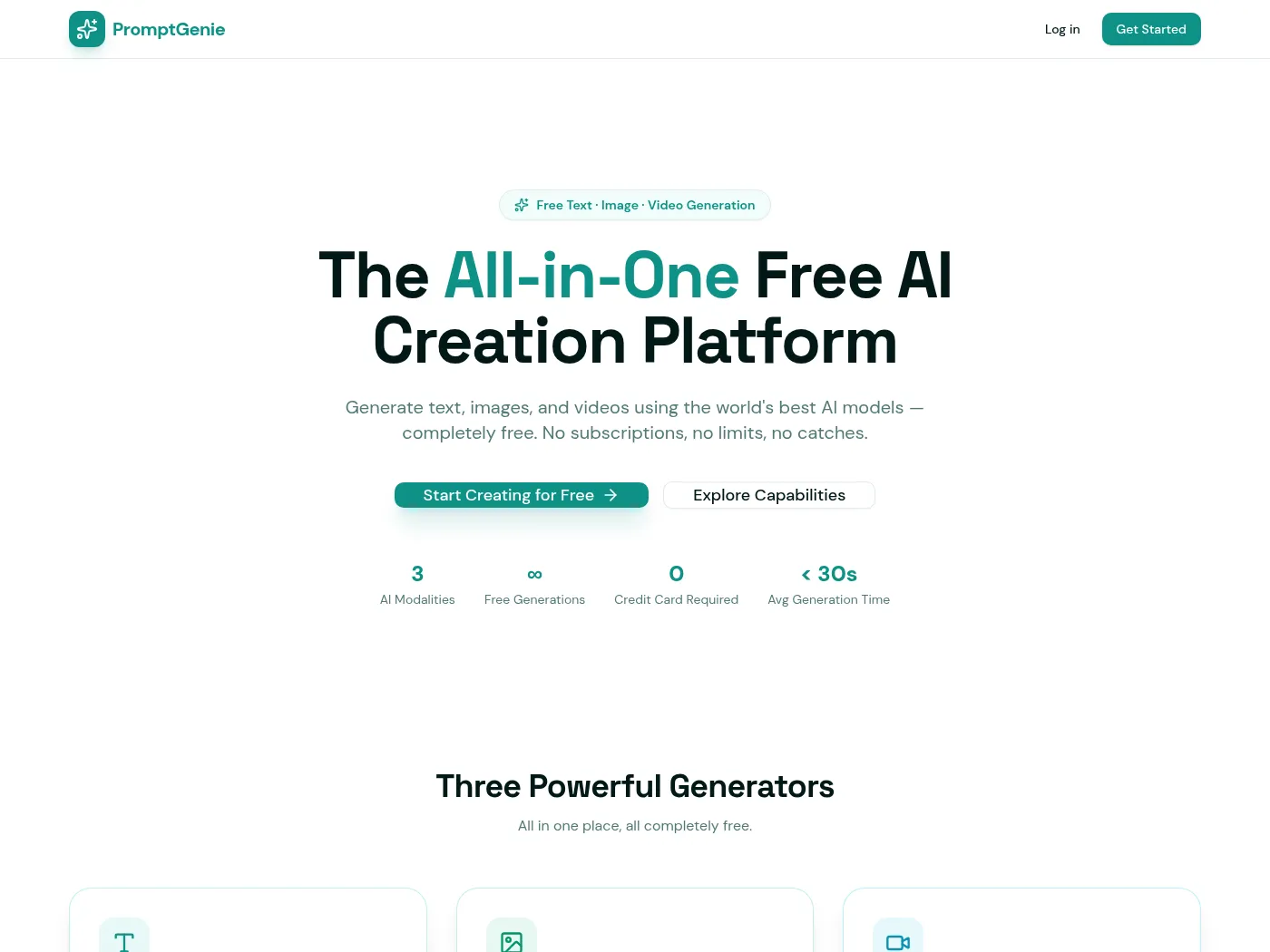 PromptGenie AI Platform