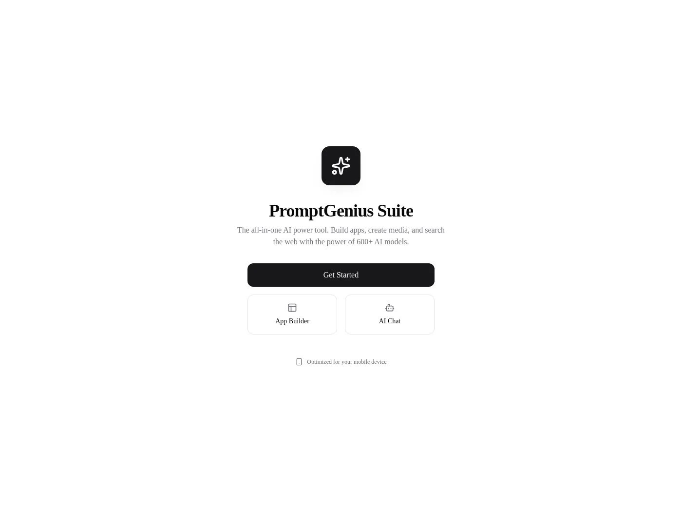 PromptGenius Suite