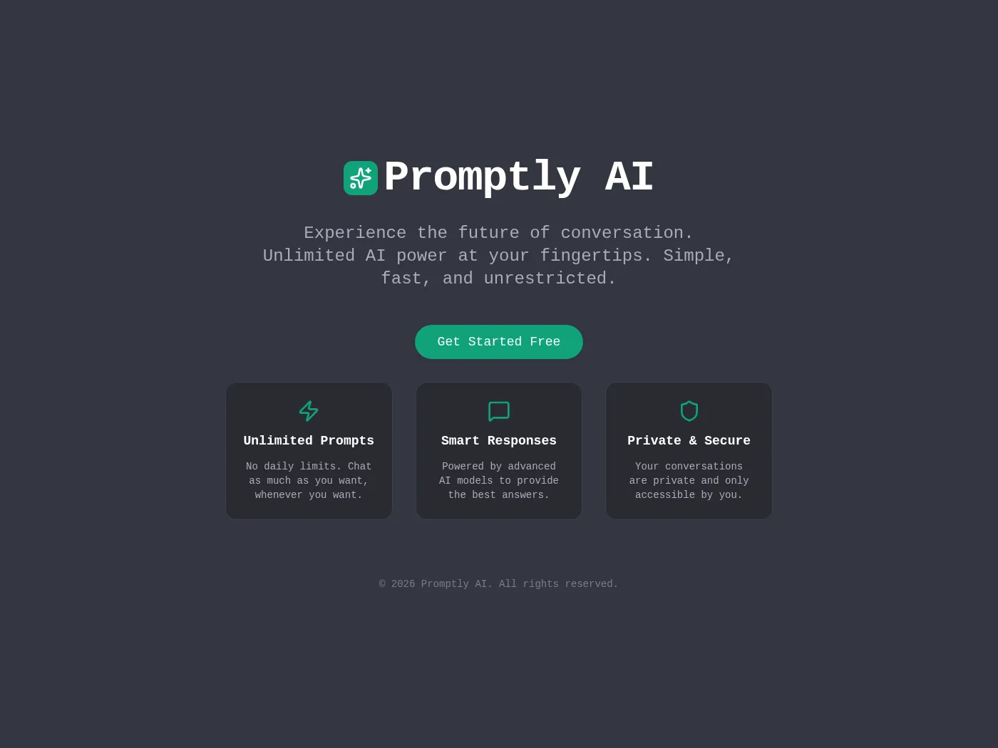 Promptly AI Webapp