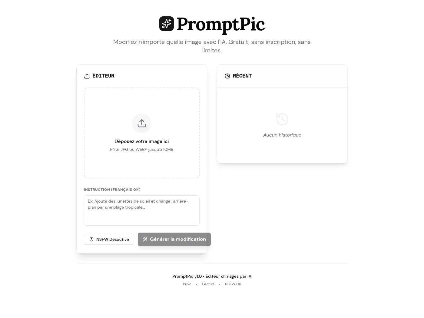 PromptPic AI Editor