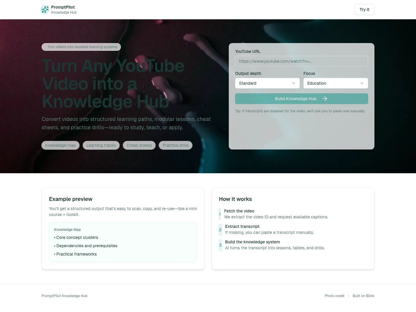 PromptPilot Knowledge Hub