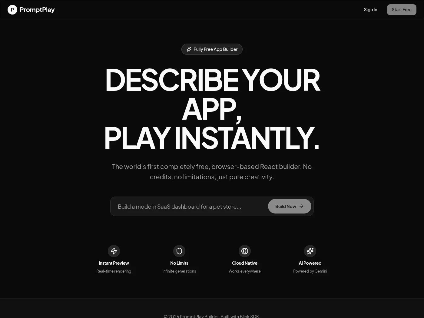PromptPlay Builder