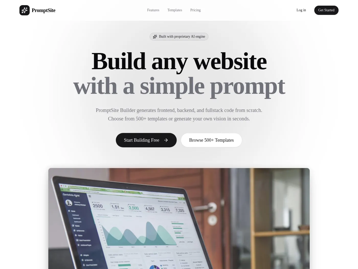 PromptSite Builder