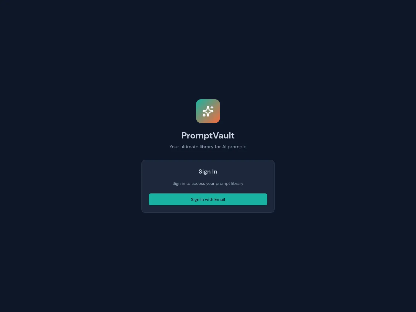PromptVault Clone