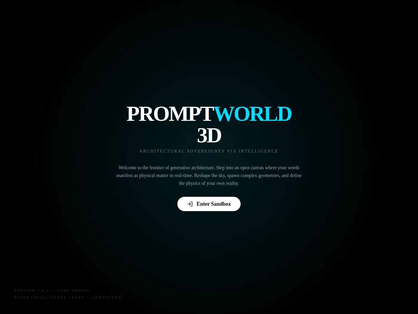 PromptWorld 3D