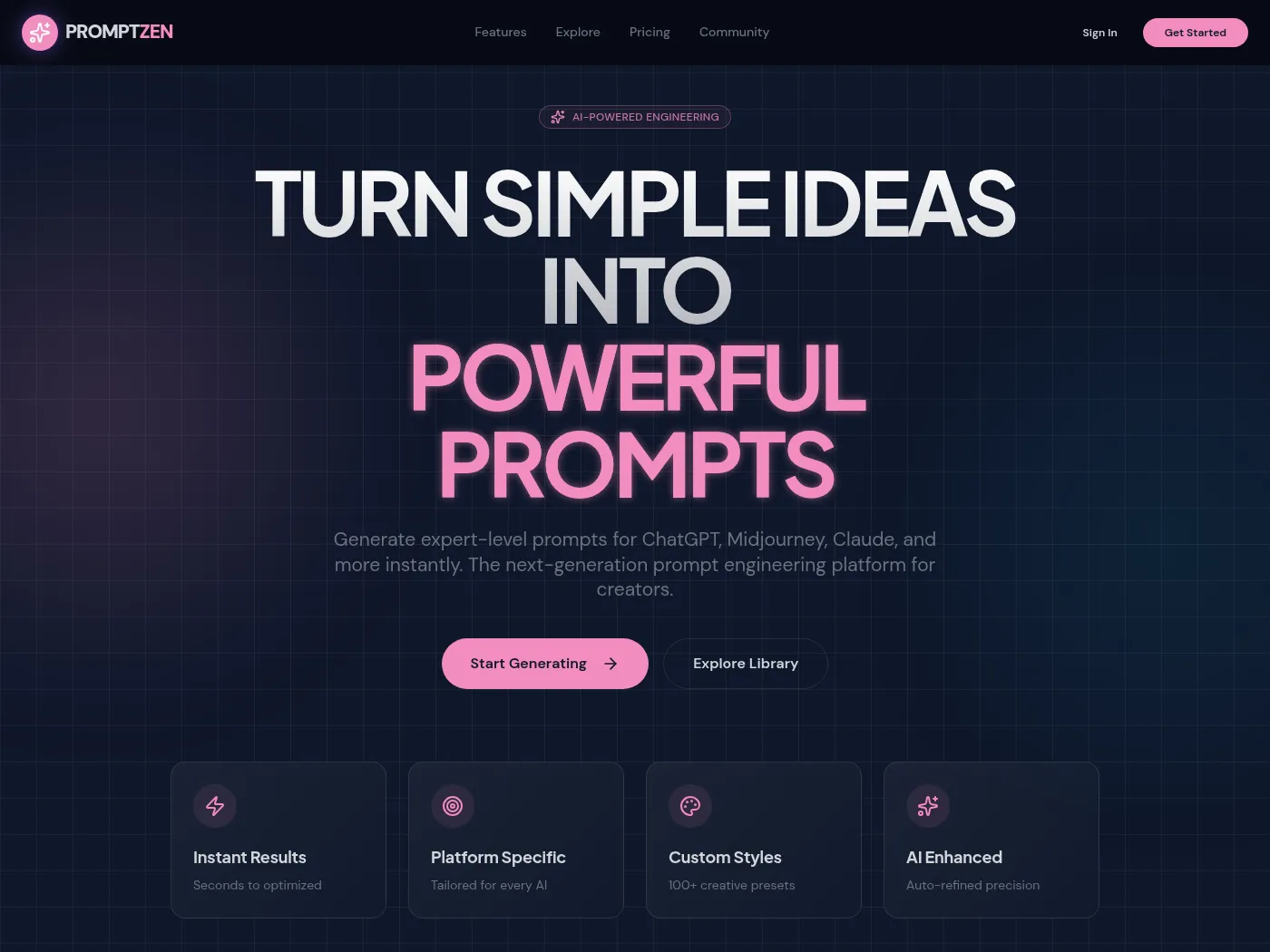 PromptZen AI SaaS Platform