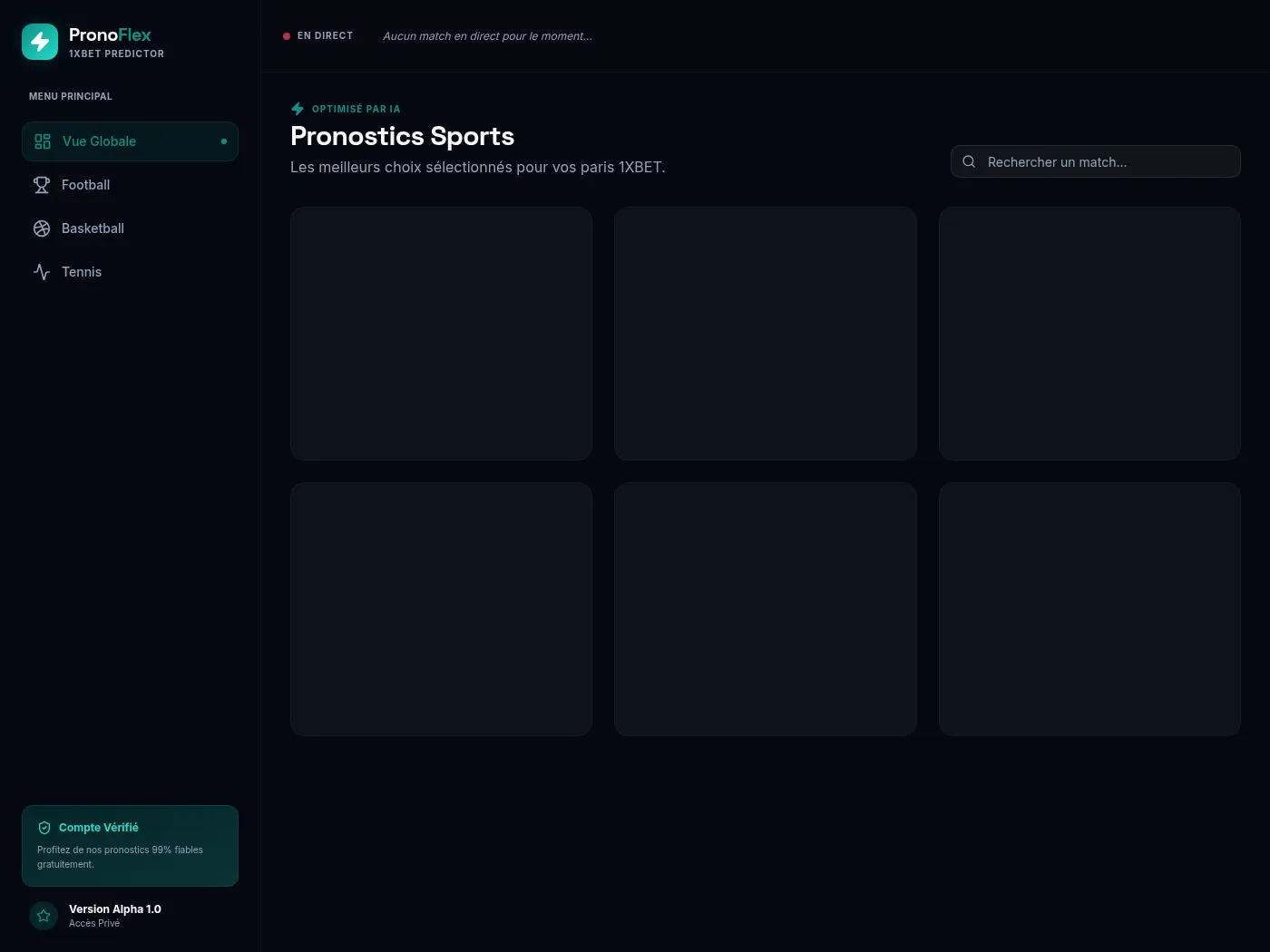 PronoFlex Sports Predictor