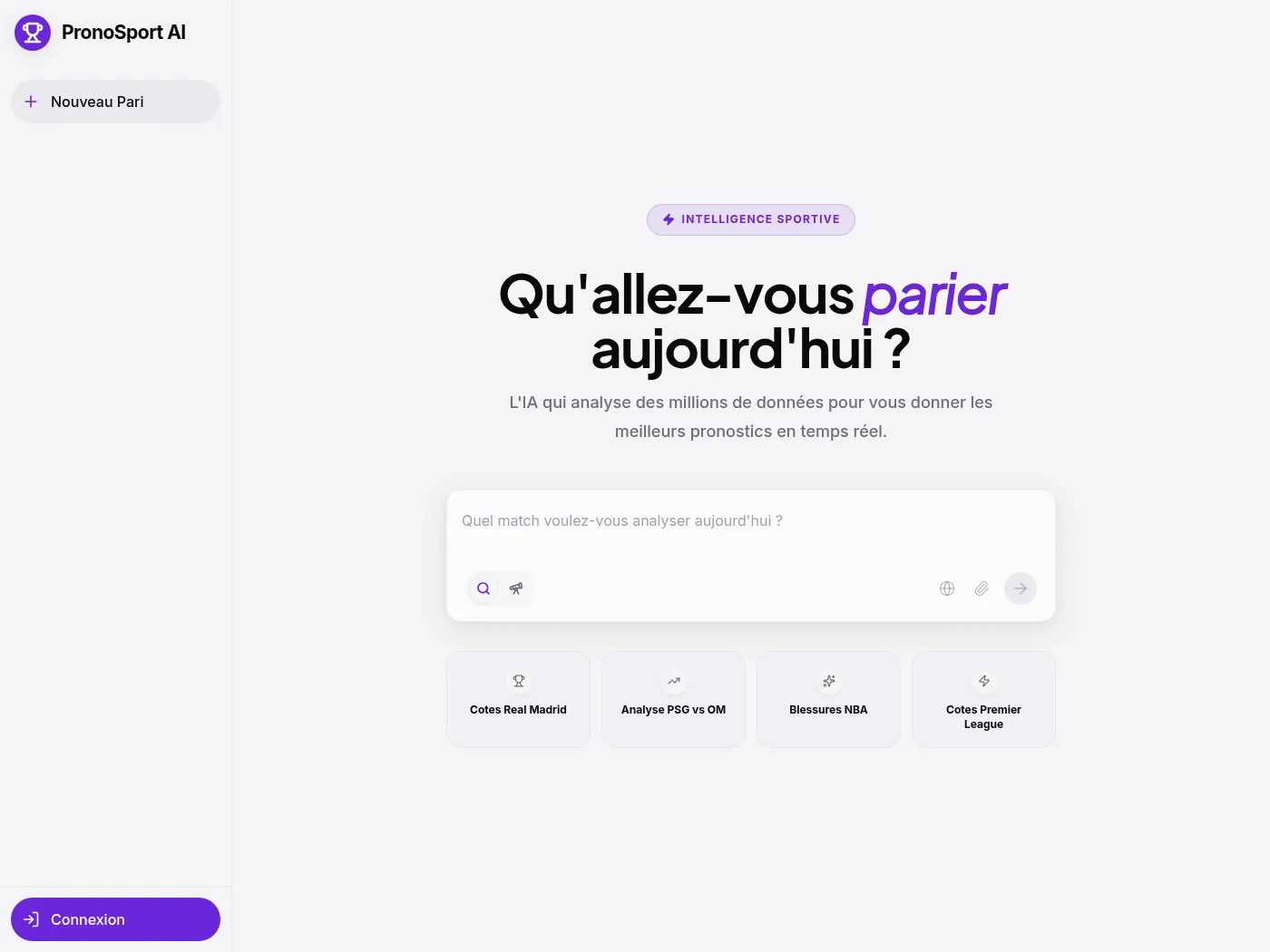 PronoSport Guide Bot