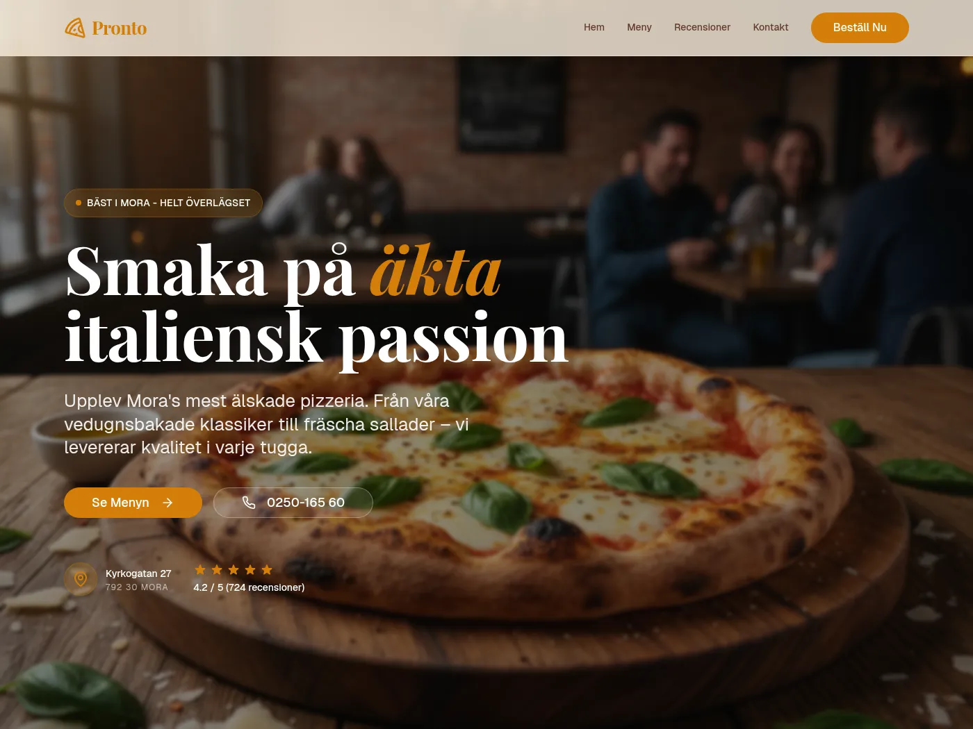 Pronto Pizza Delight