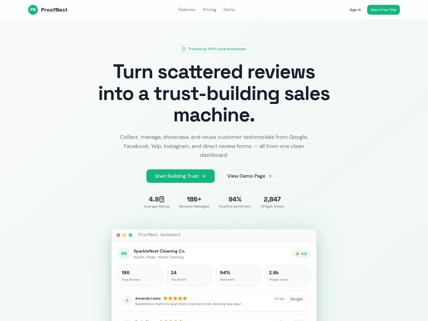 ProofNest SaaS MVP