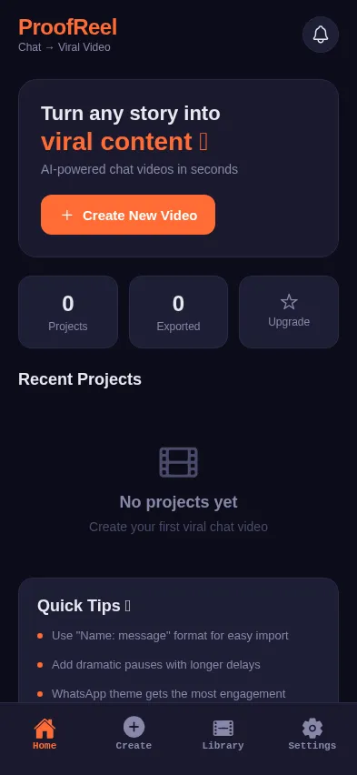 ProofReel AI Video Maker