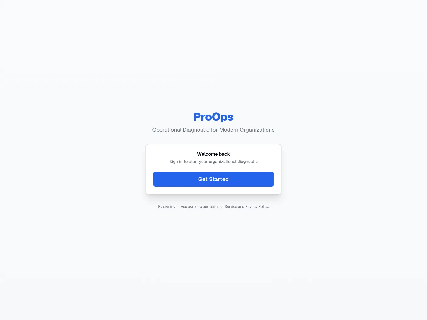 ProOps Diagnostic App