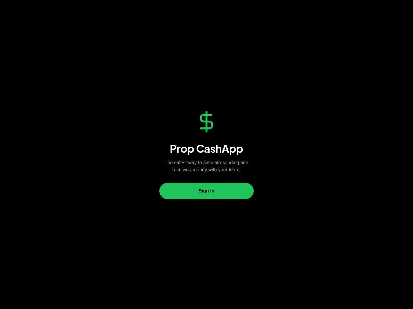 Prop CashApp Simulator