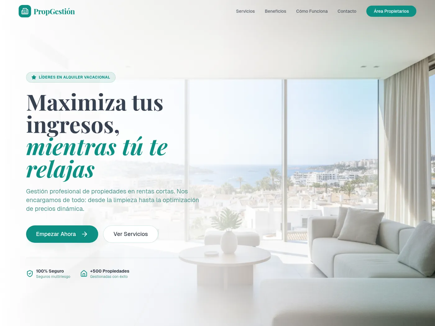 PropGestión Web