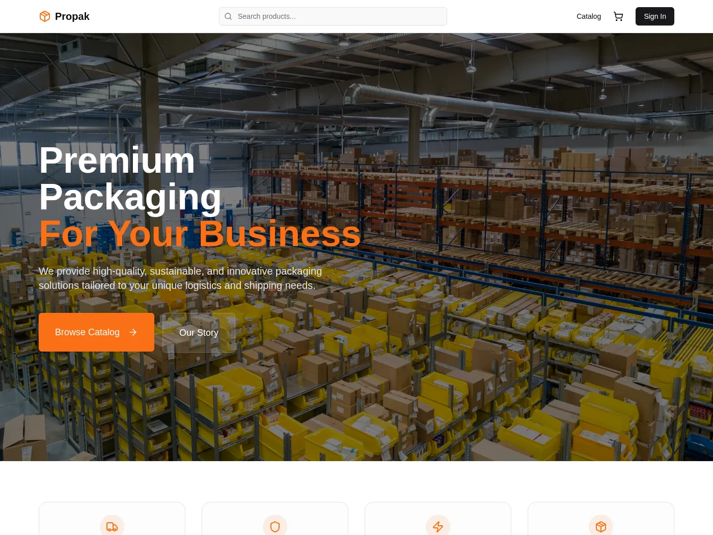 Propak Product Portal