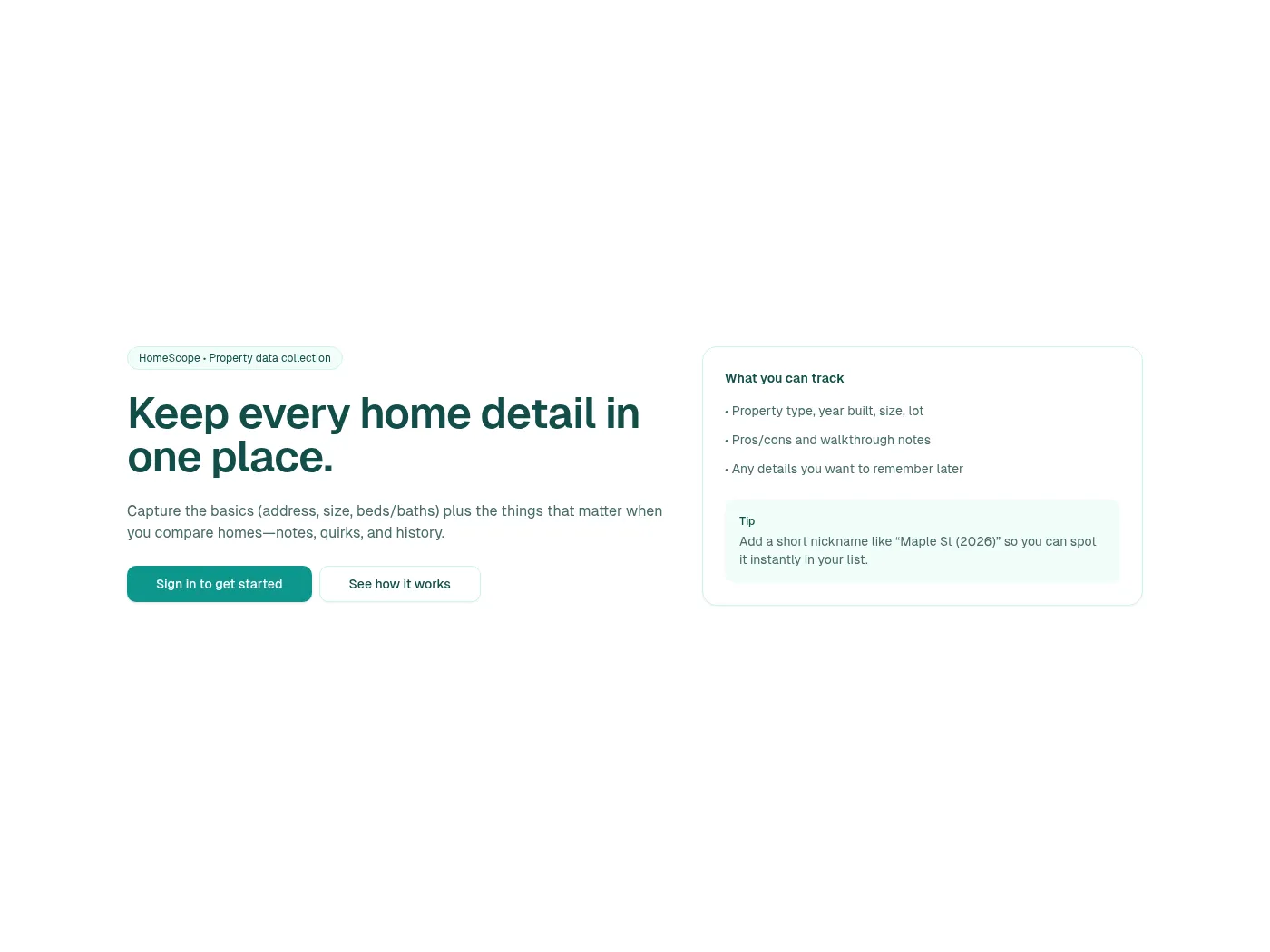 HomeScope App