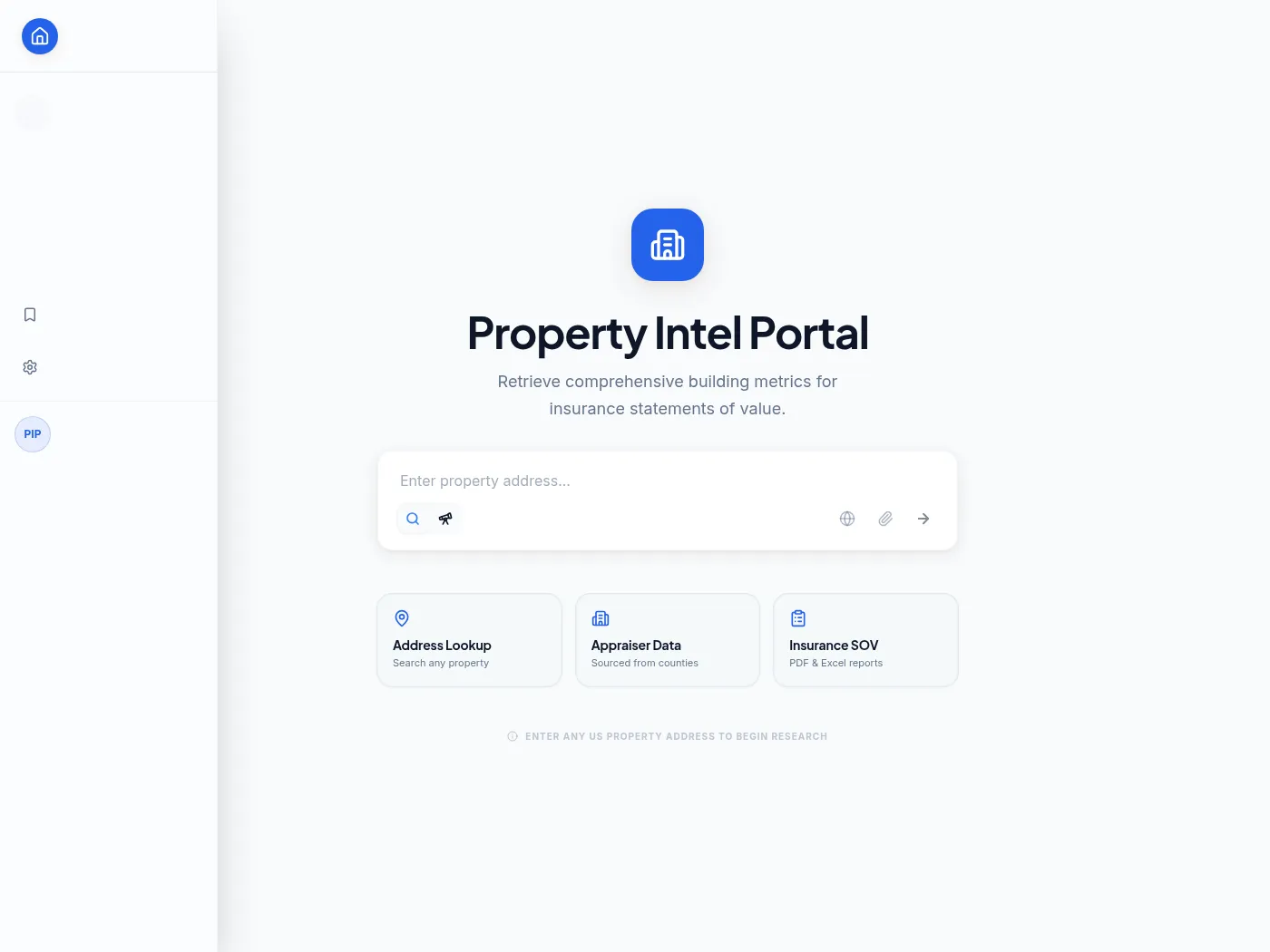 Property Intel Portal