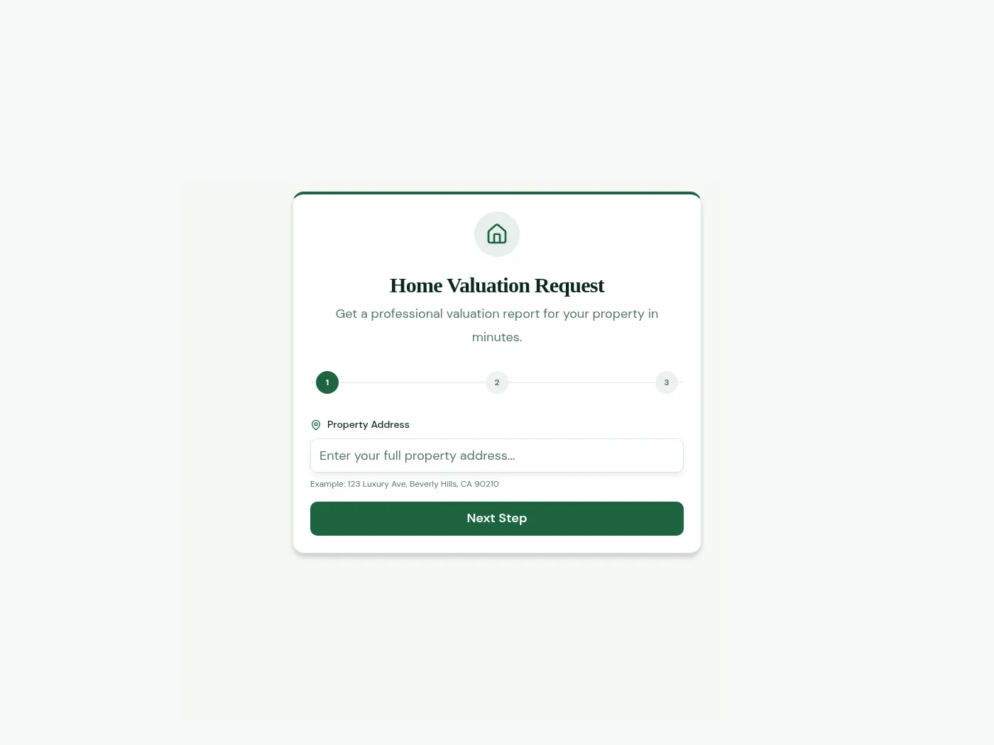 HomeValue Lead Generator