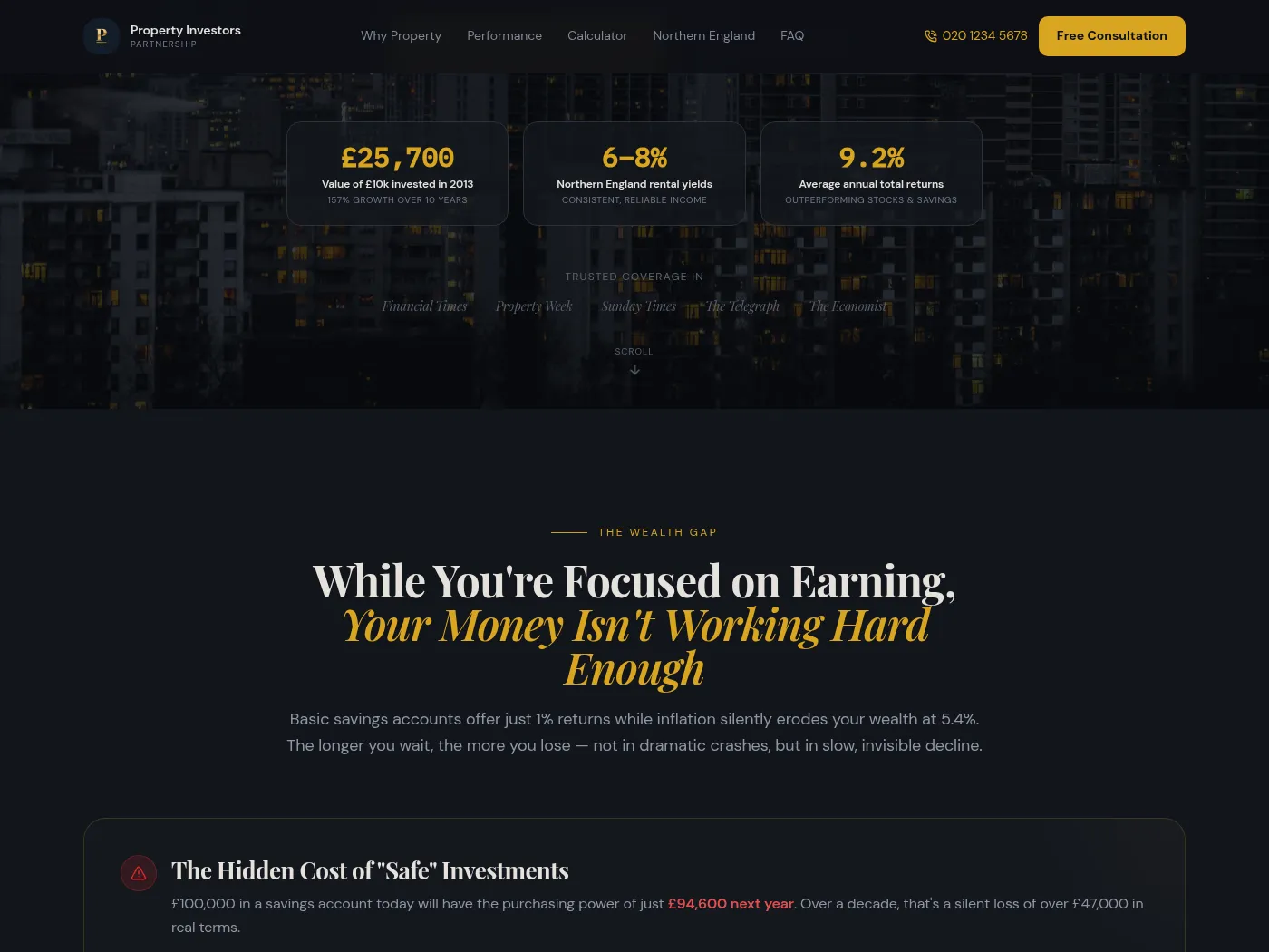 WealthBuilder Property Landing