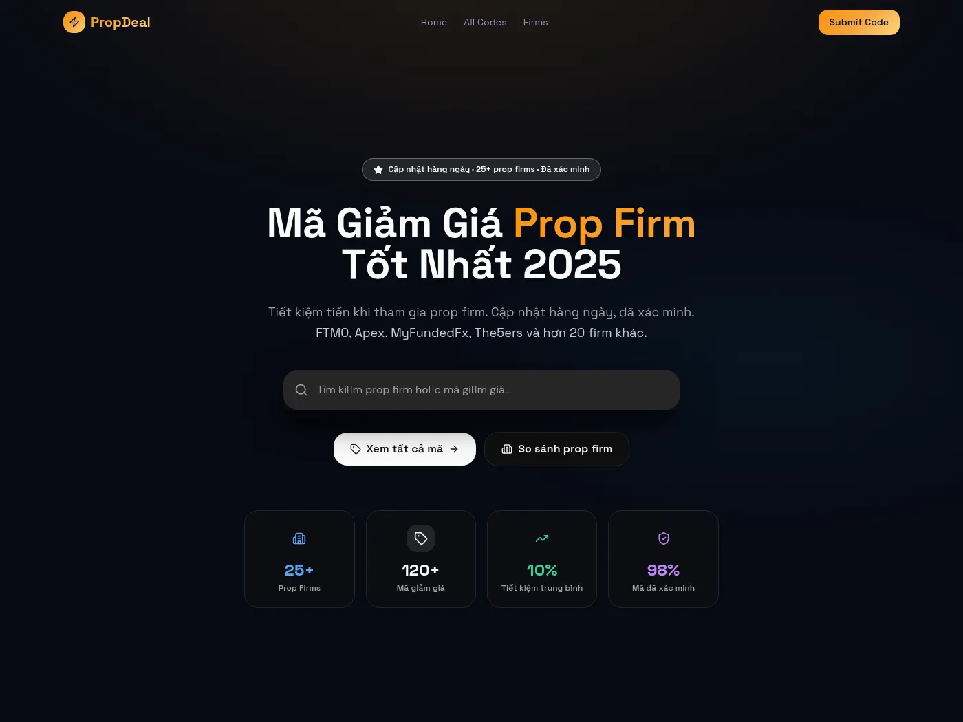 Propfirm Discount Hub