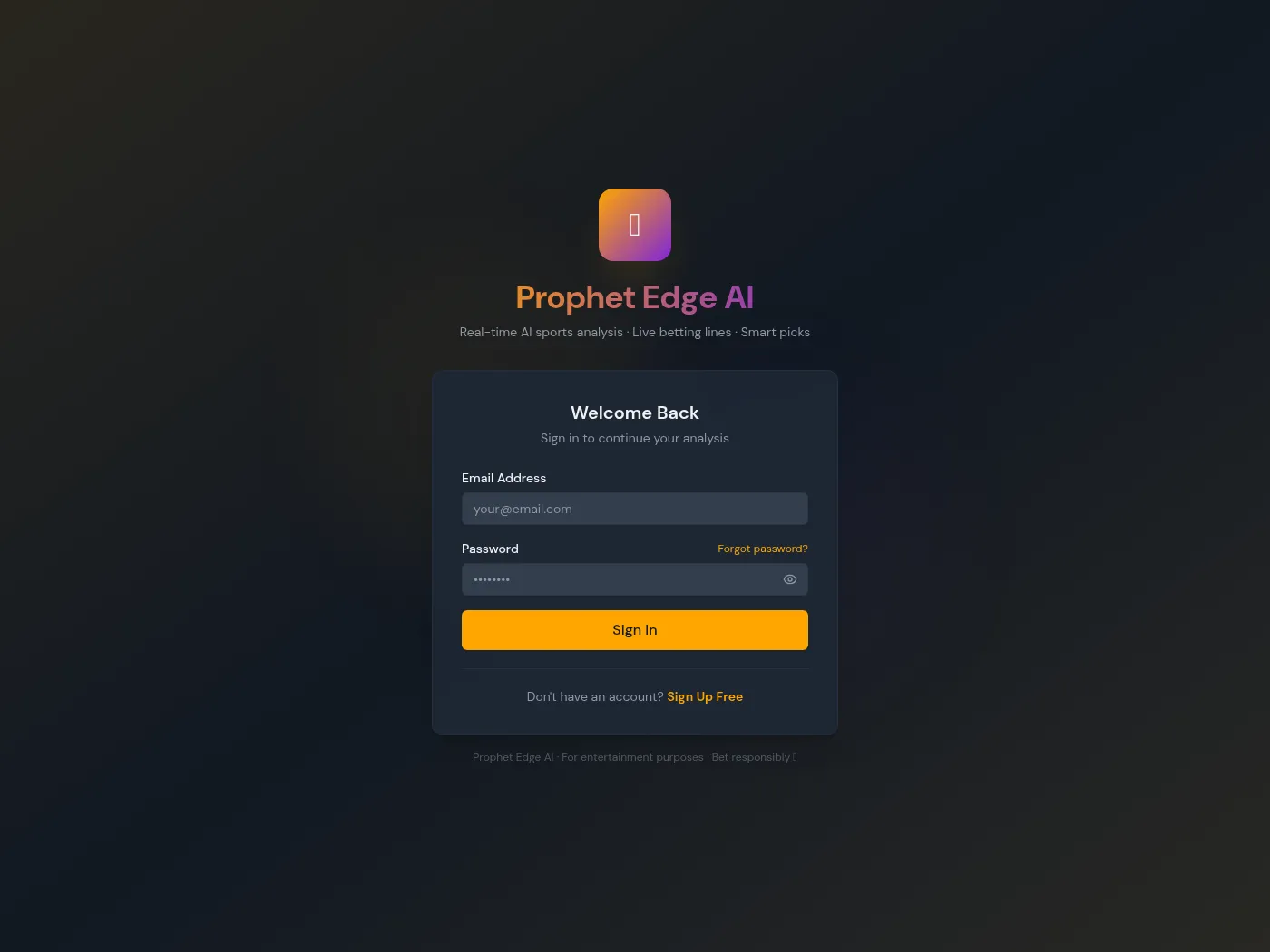 Prophet Edge AI: The Ultimate Personalized Sports Analysis Platform