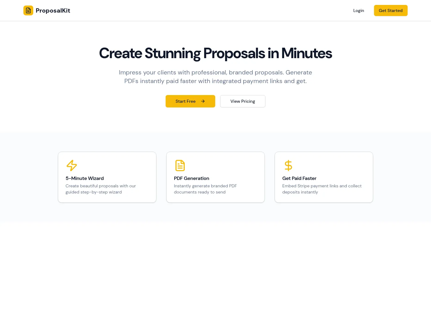ProposalKit SaaS Platform