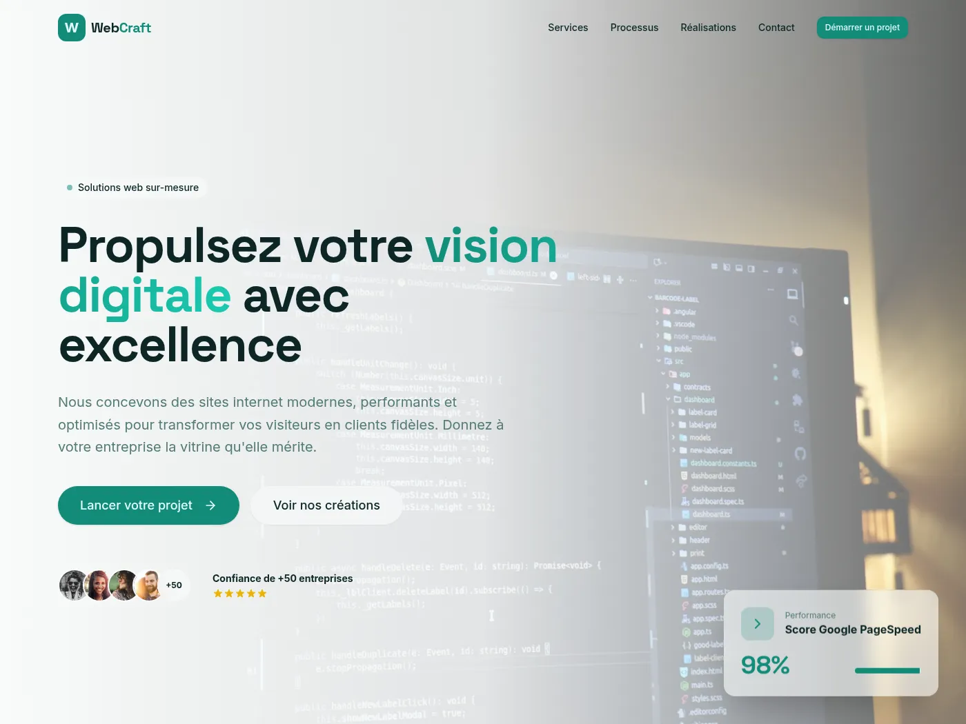 Site Création Proposer