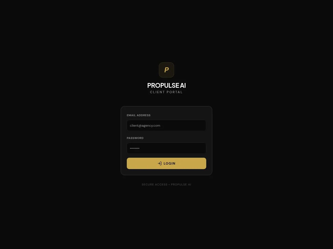 Propulse AI Client Portal