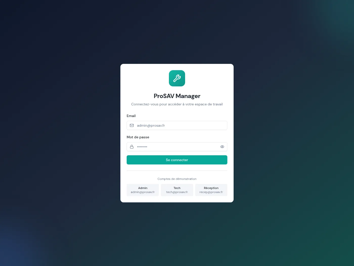 ProSAV Manager