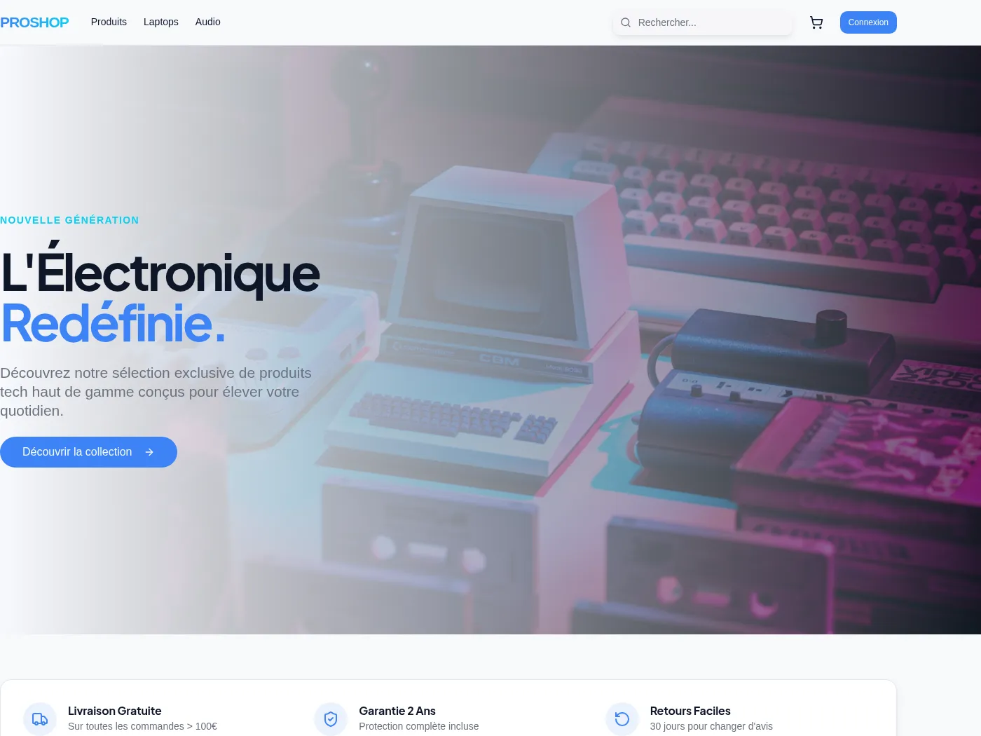 ProShop E-Commerce Site