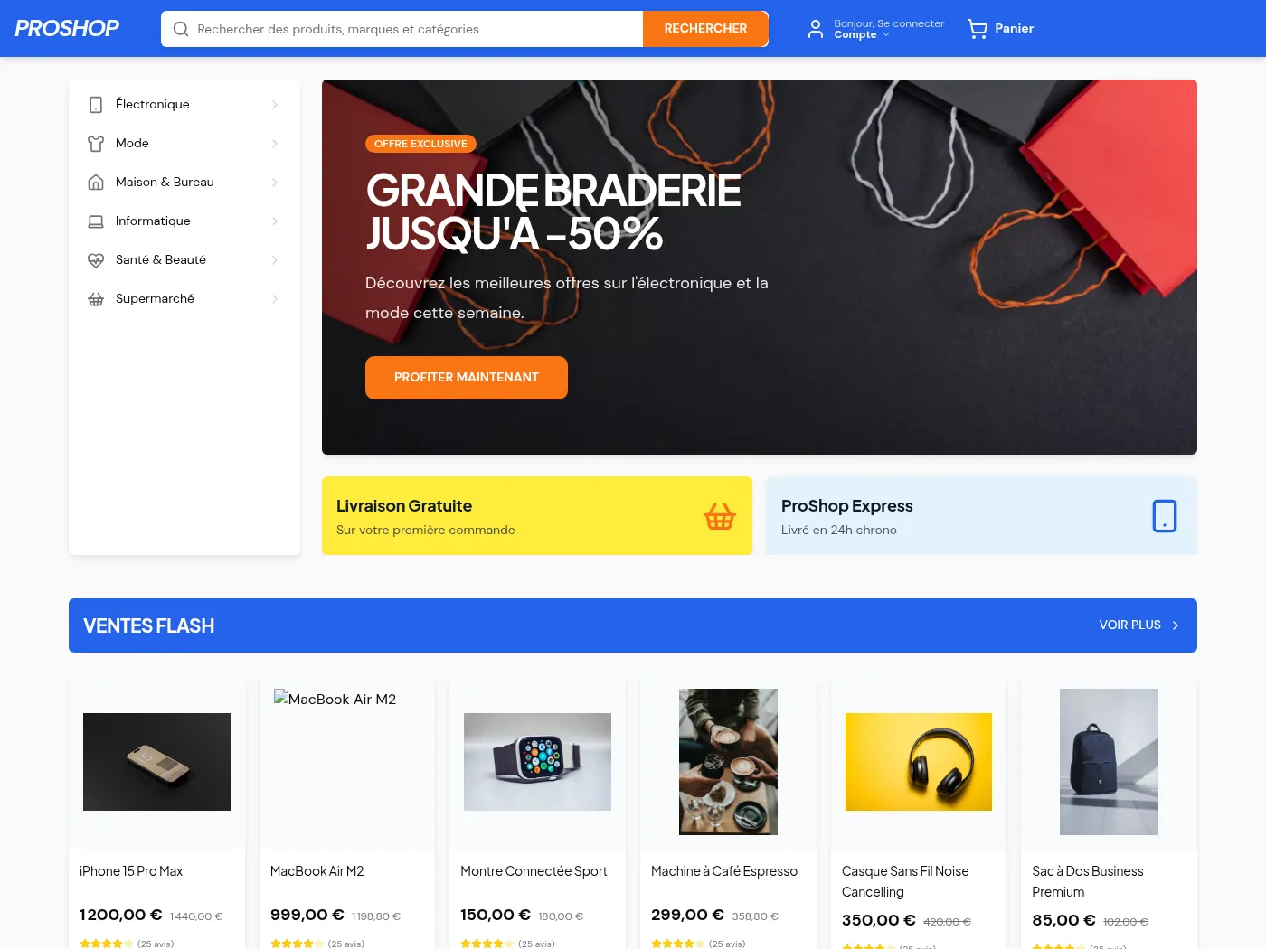ProShop Online Marketplace