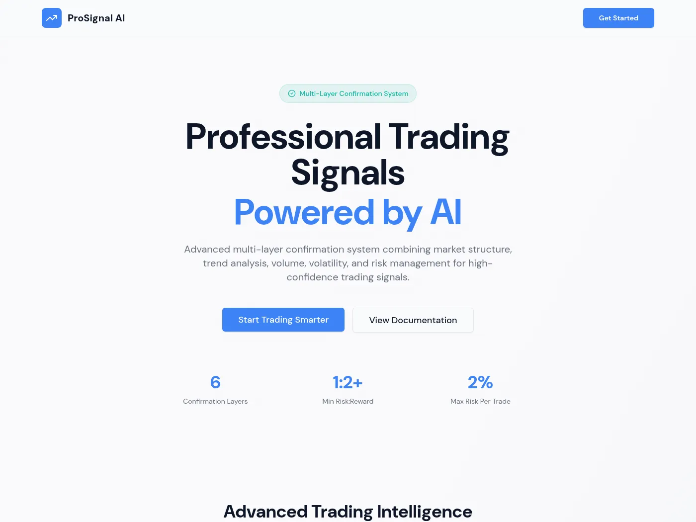 ProSignal AI Dashboard