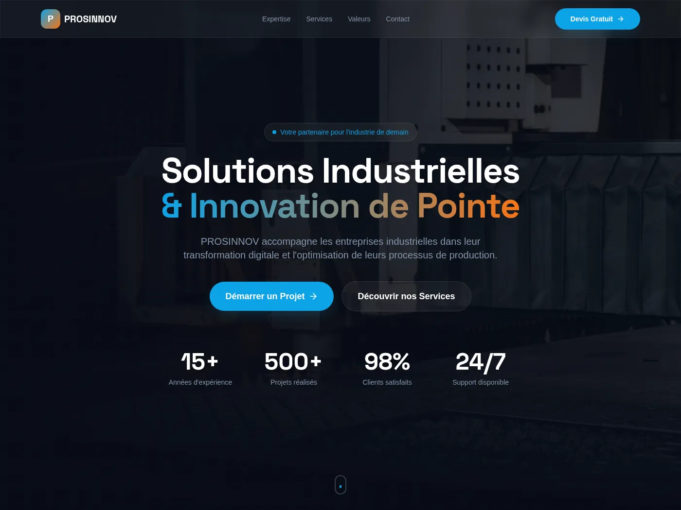 PROSINNOV Web Presence