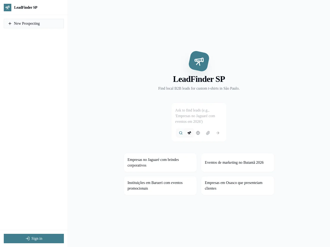 B2B Prospecta SP Leads