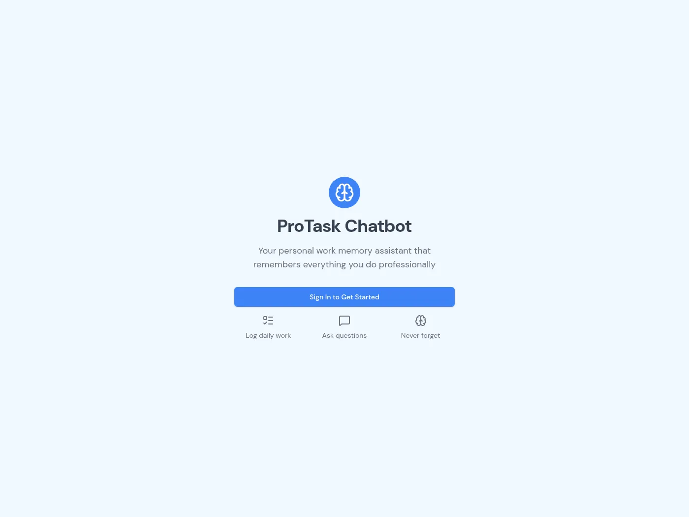 ProTask Chatbot
