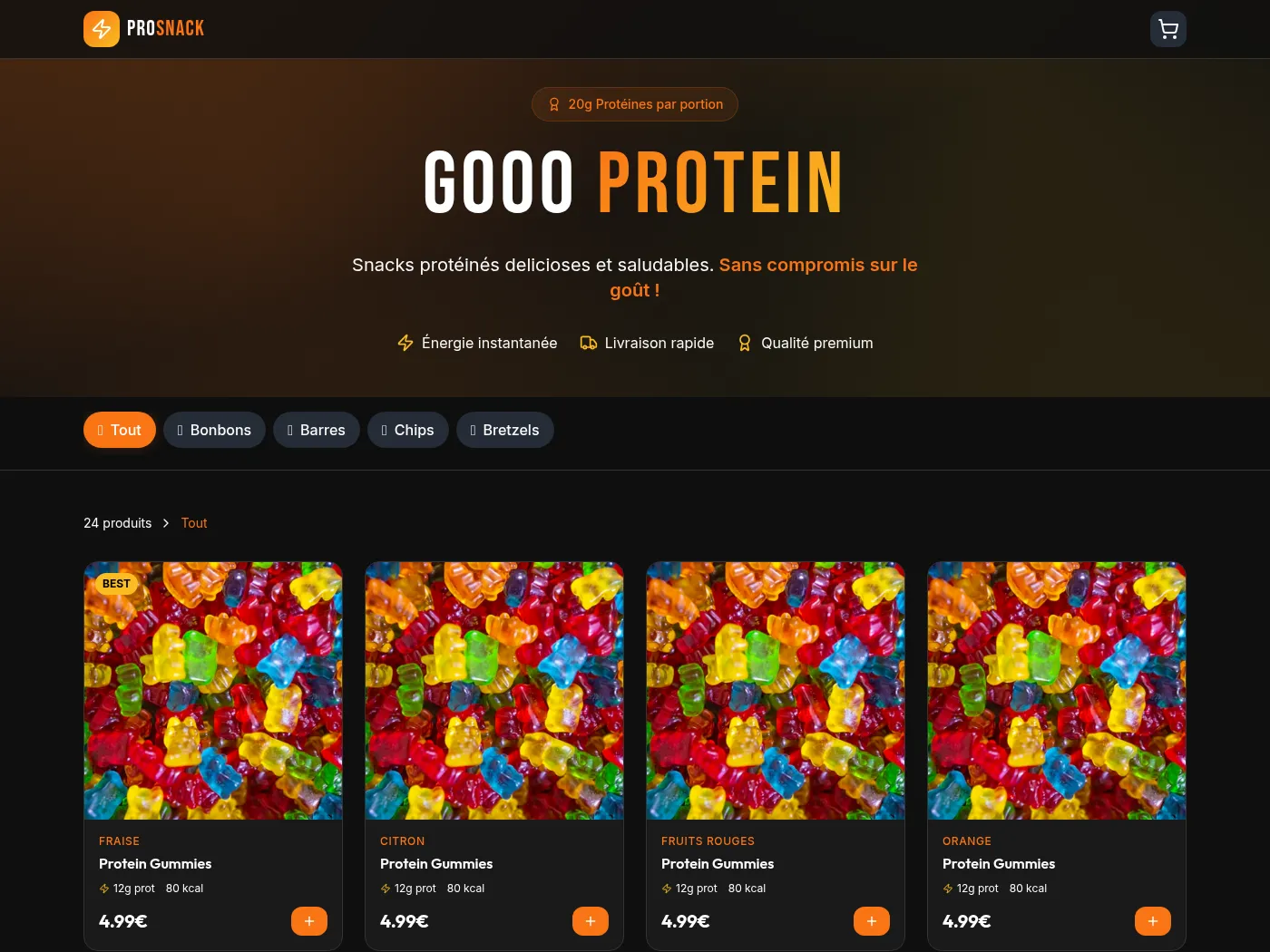 Protein Snack Store