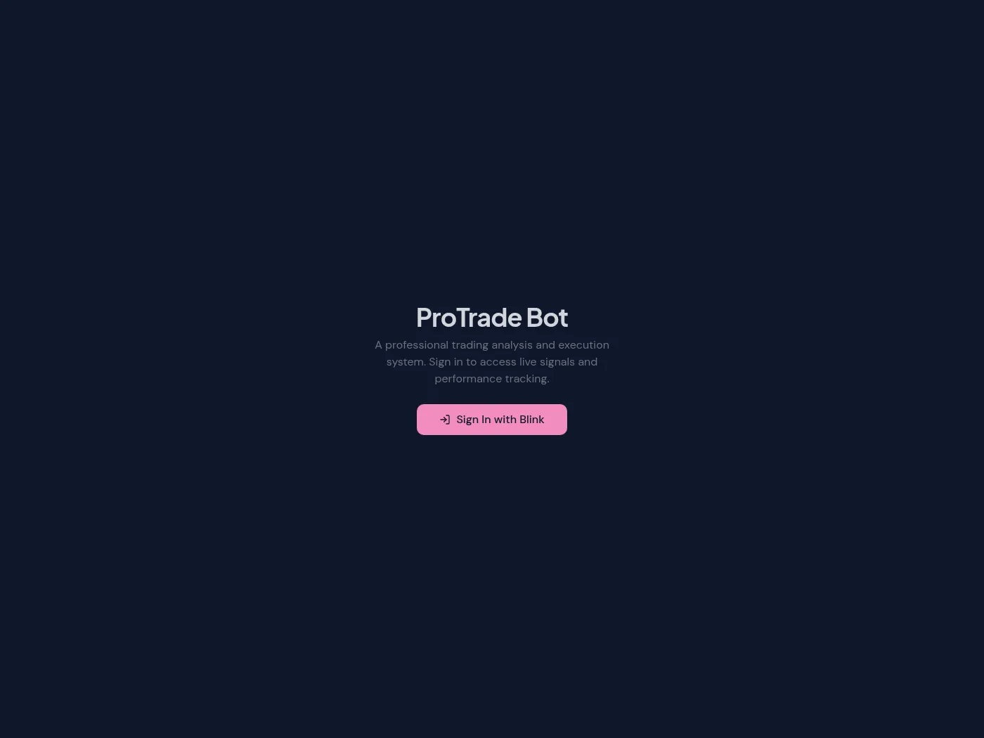 ProTrade Analyst Bot