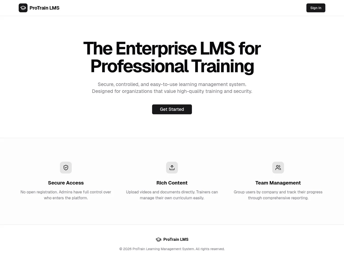 ProTrain LMS
