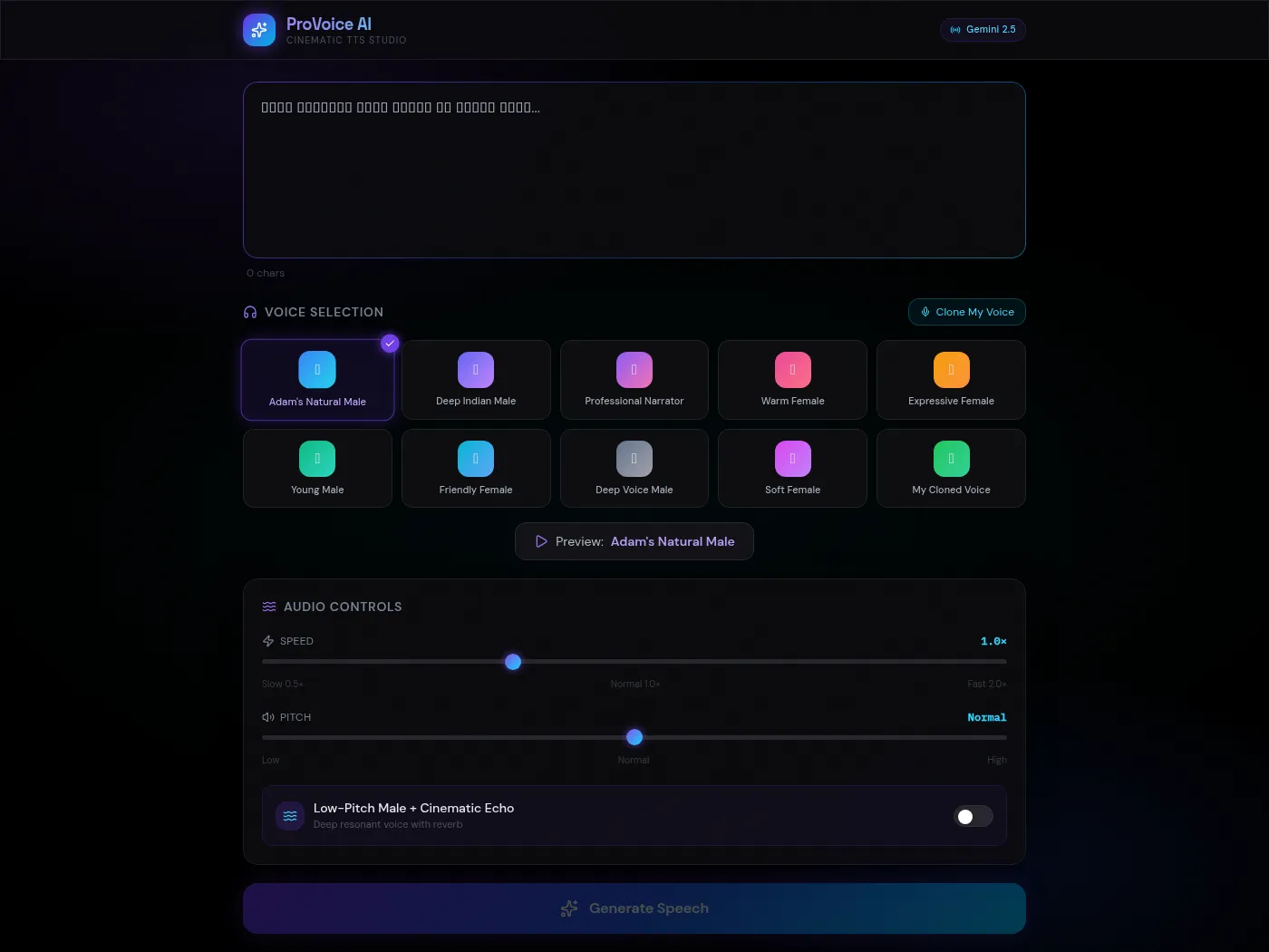 ProVoice AI Studio